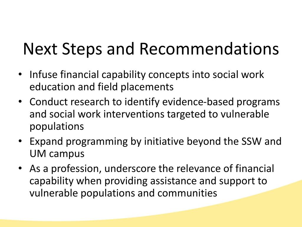 PPT - Social Work and Economic Empowerment: Financial Capability in the ...