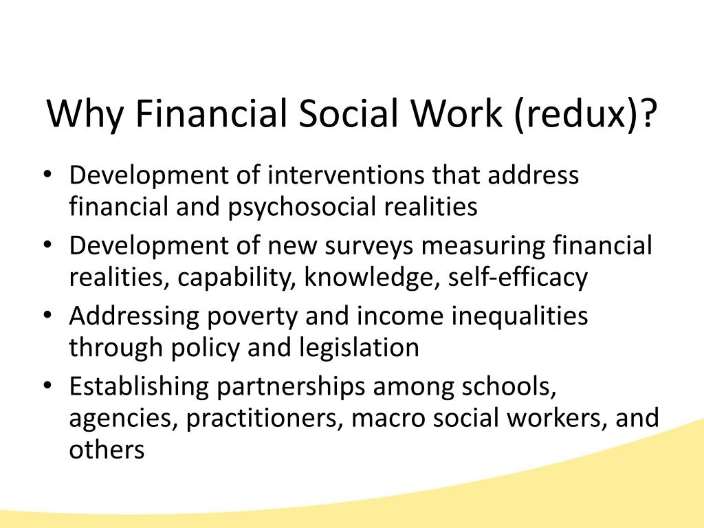 PPT - Social Work and Economic Empowerment: Financial Capability in the ...