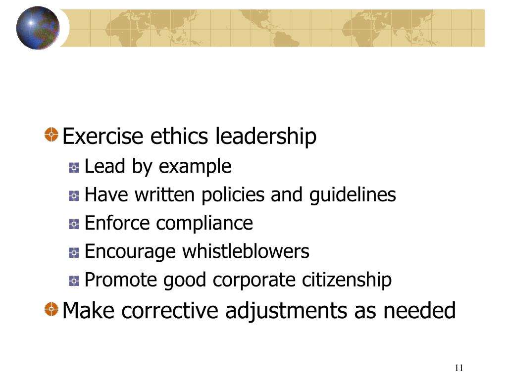PPT - Corporate Ethics Leadership PowerPoint Presentation, free ...