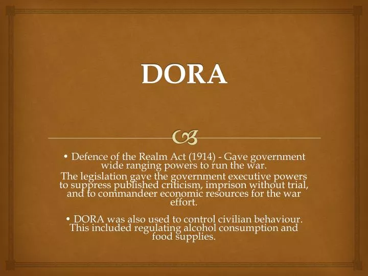 PPT - DORA PowerPoint Presentation, free download - ID:2666165