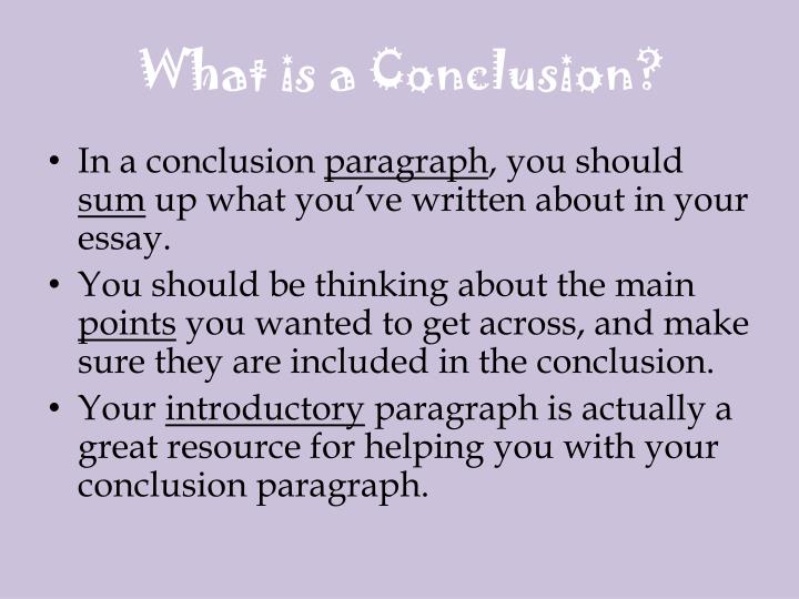 PPT - Writing Conclusions: How to End Your Essay PowerPoint ...