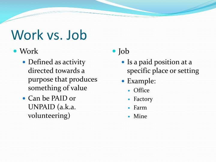 PPT - Why Do People Work?? PowerPoint Presentation - ID:2666448