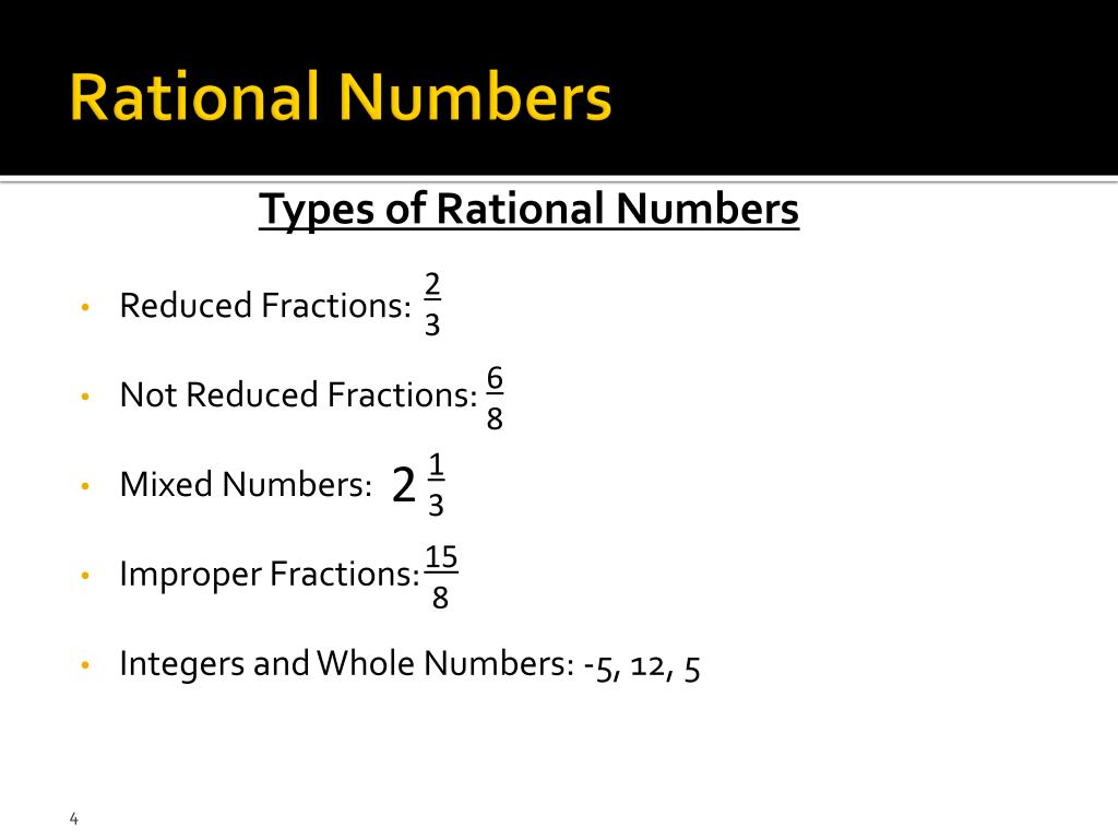 PPT - Exploring Rational Numbers Through Fractions & Mixed Numbers ...