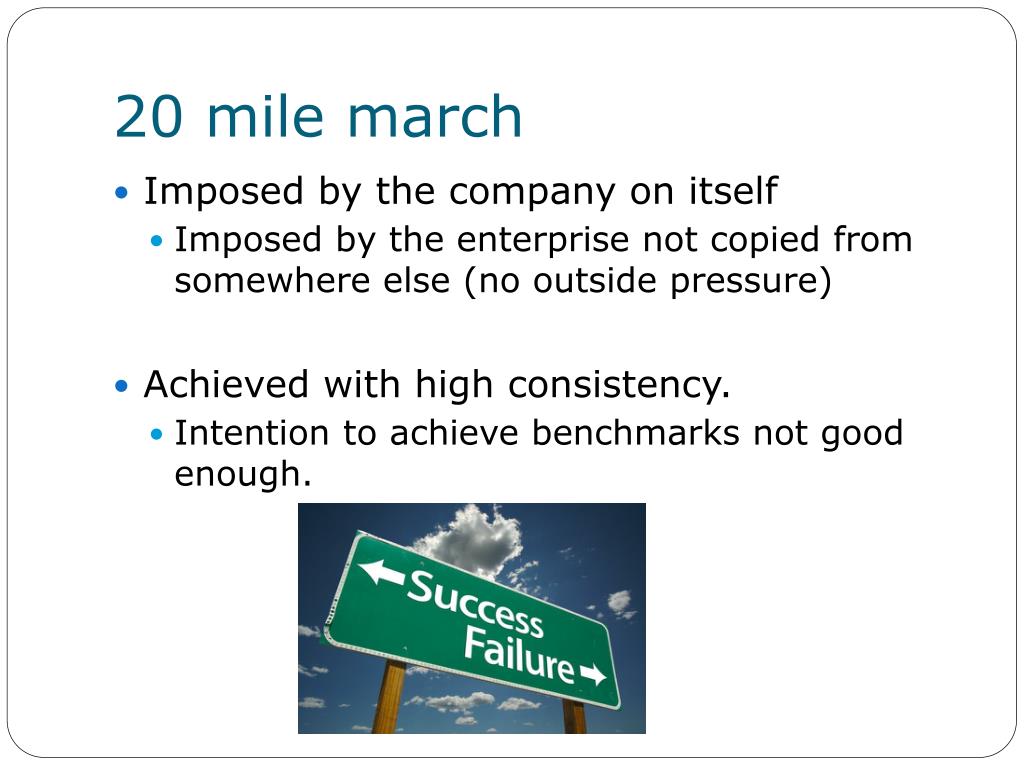 PPT - Great By Choice 20 Mile March PowerPoint Presentation, free ...
