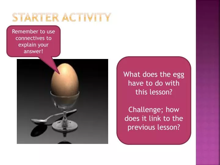 PPT - Starter Activity PowerPoint Presentation, free download - ID:2668293