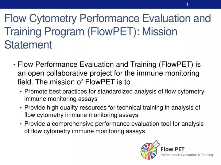 PPT - Flow Cytometry Performance Evaluation and Training Program ...