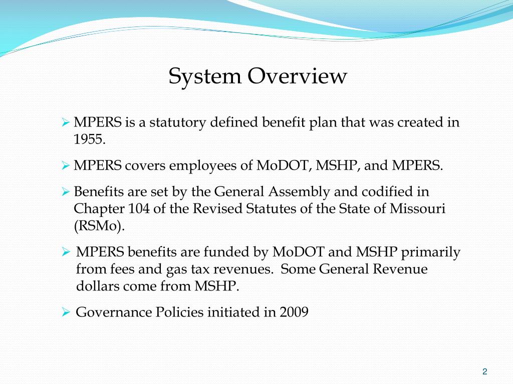PPT - Missouri Department of Transportation and Highway Patrol ...