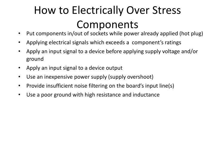 PPT - EOS (Electrostatic Overstress) PowerPoint Presentation - ID:2669577
