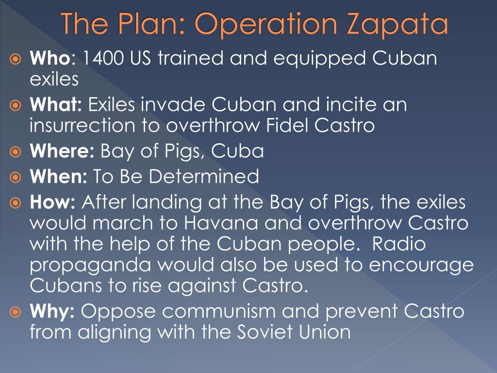 PPT - Castro, Cuba, and the Bay of Pigs PowerPoint Presentation, free ...