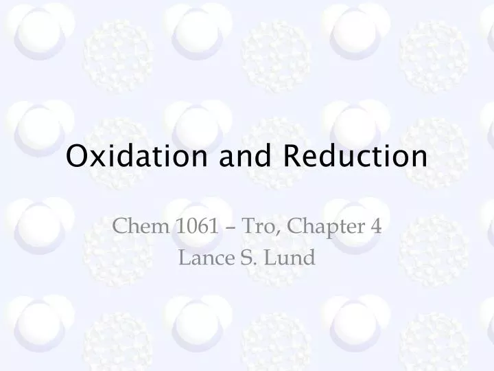 PPT - Oxidation and Reduction PowerPoint Presentation, free download ...