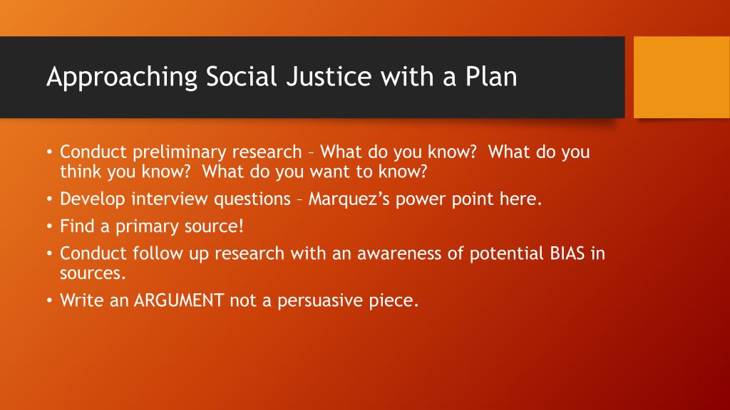PPT - Social Justice and Argument Writing PowerPoint Presentation, free ...