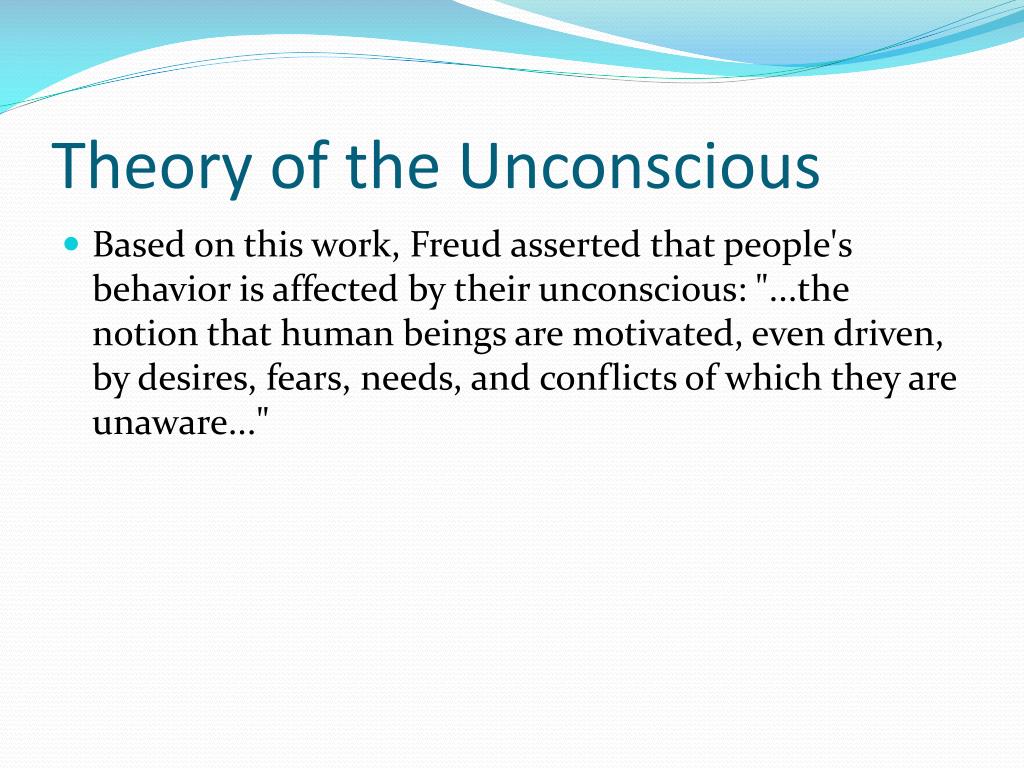 PPT - Sigmund Freud’s Theory of the Unconscious PowerPoint Presentation ... PPT - Sigmund Freud’s Theory of the Unconscious PowerPoint Presentation ...