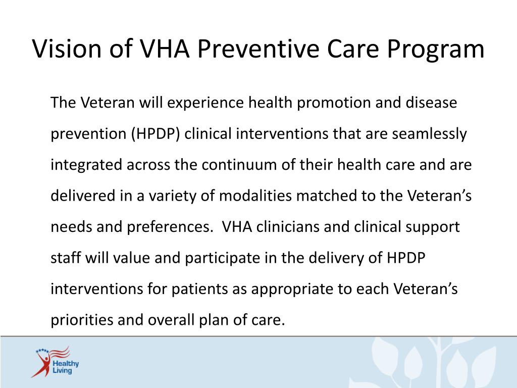 PPT - Health Promotion and Disease Prevention Program VA Gulf Coast ...