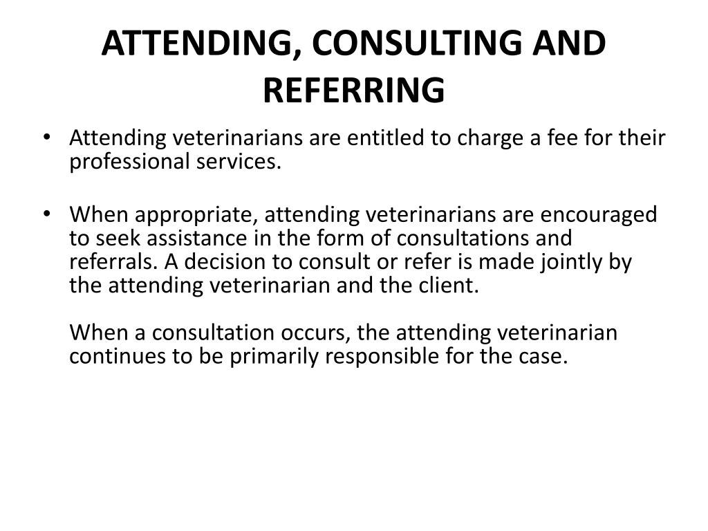 PPT - Principles of Veterinary Medical Ethics of the AVMA PowerPoint ...