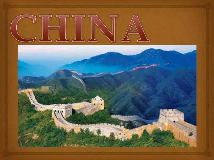 PPT - CHINA PowerPoint Presentation, free download - ID:2672504