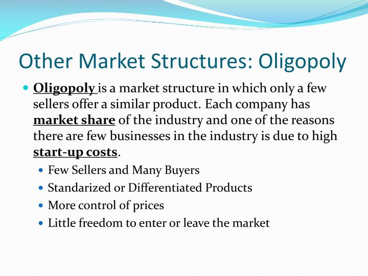 PPT - Chapter 7: Market Structures PowerPoint Presentation - ID:2672634