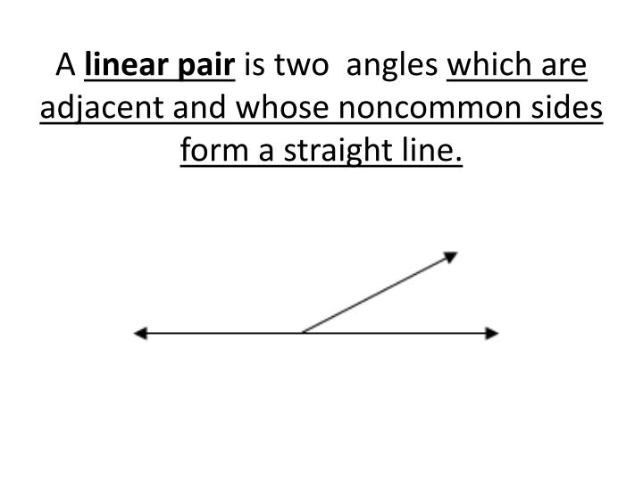 PPT - Honors Geometry Section 1.3 part2 Special Angle Pairs PowerPoint ...