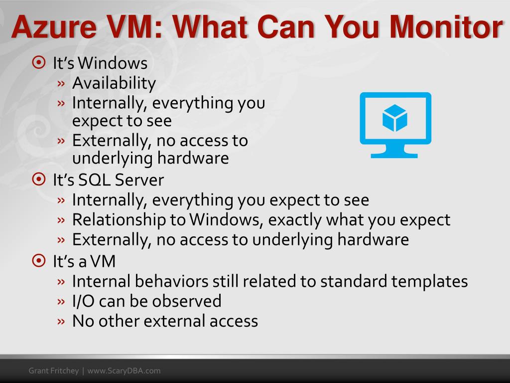 Ppt Monitoring Microsoft Azure Sql Server Vms And Sql Database Powerpoint Presentation Id