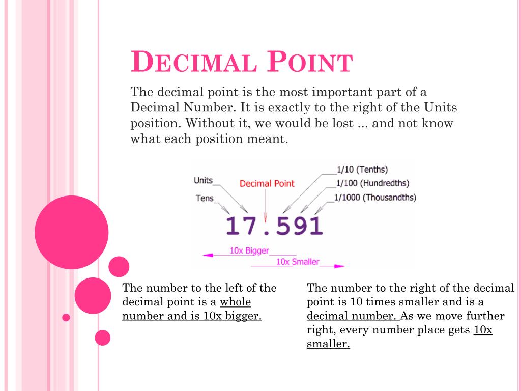 PPT MATH NET DECIMAL NUMBERS PowerPoint Presentation Free Download