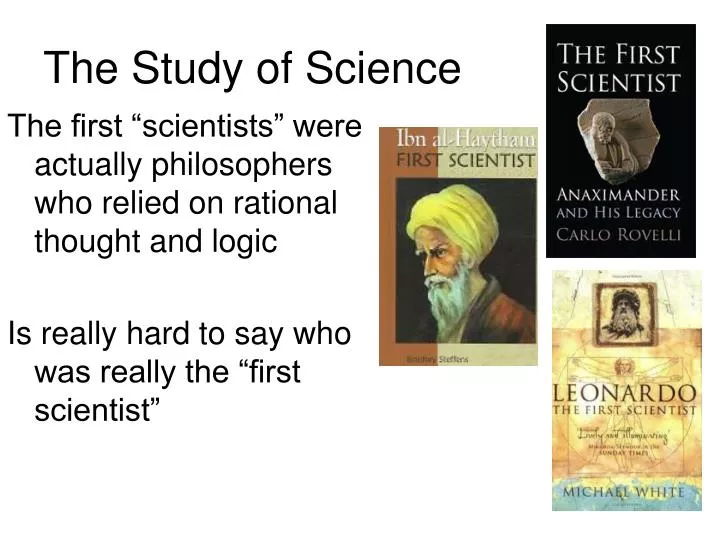 PPT - The Study of Science PowerPoint Presentation, free download - ID ...