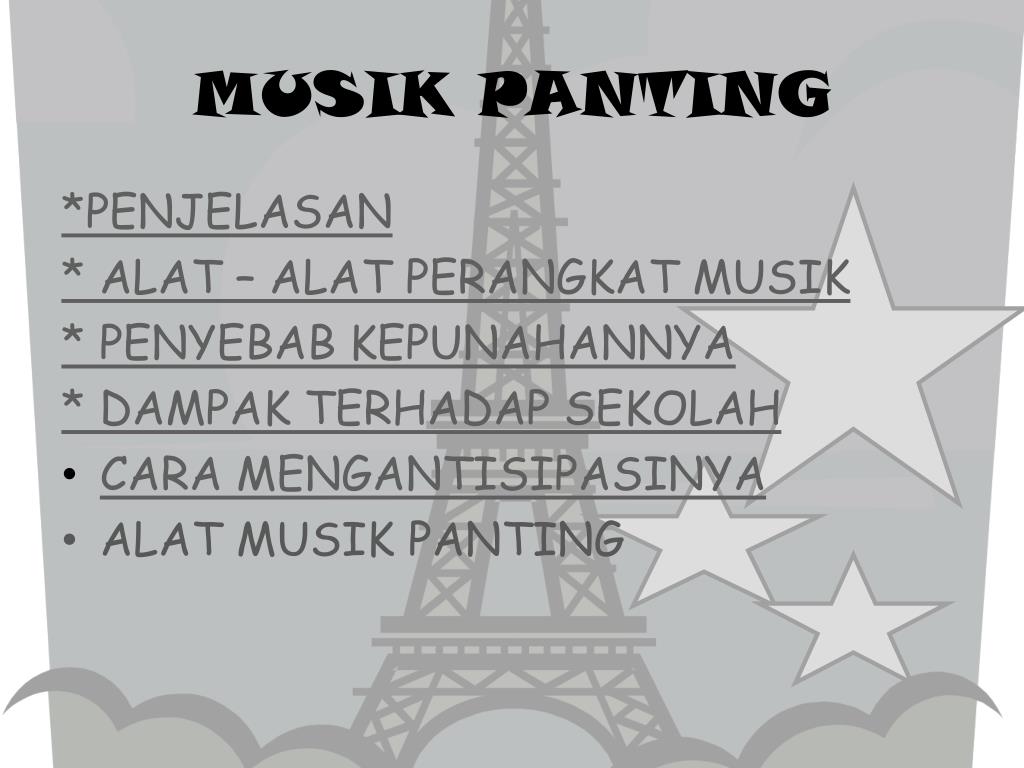 PPT - MEMBUDAYAKAN SENI BUDAYA DAERAH BANJAR MUSIK PANTING…. PowerPoint ...