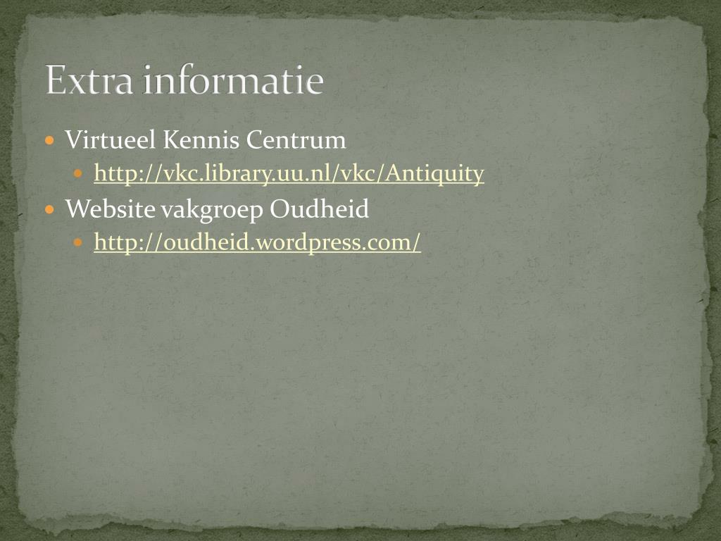 PPT - Introductie in de Geschiedenis van de Oudheid PowerPoint ...