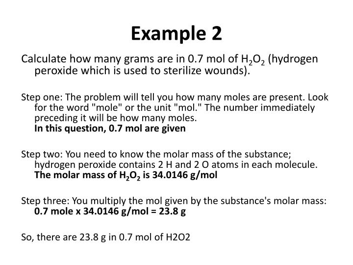 PPT - Molar Mass PowerPoint Presentation - ID:2674770