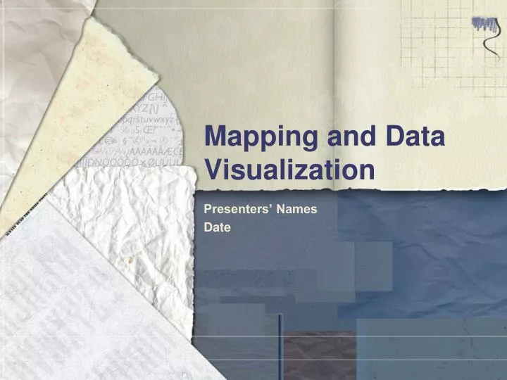 PPT - Mapping and Data Visualization PowerPoint Presentation, free ...