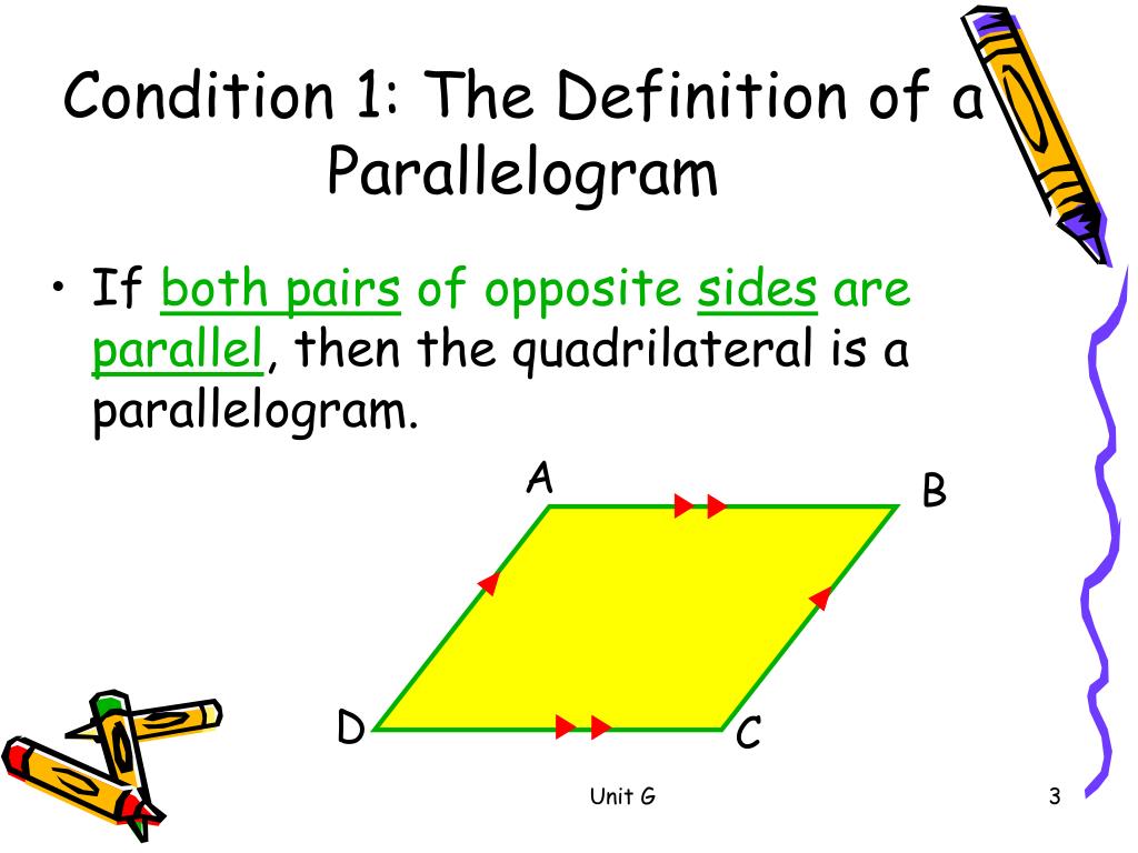 PPT - Conditions for Parallelograms PowerPoint Presentation, free ... PPT - Conditions for Parallelograms PowerPoint Presentation, free ...
