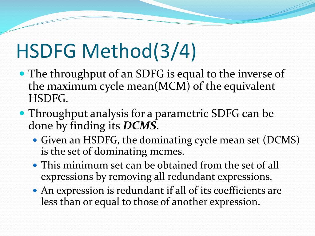 PPT - Parametric Throughput Analysis of Synchronous Data Flow Graphs ... PPT - Parametric Throughput Analysis of Synchronous Data Flow Graphs ...