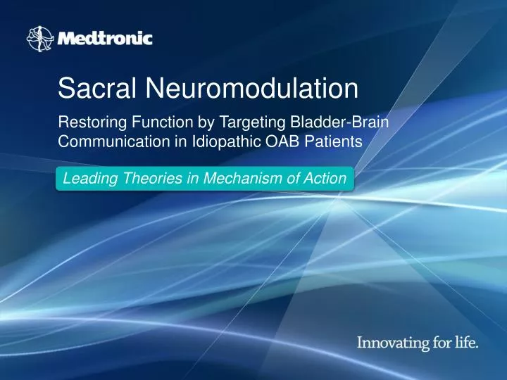 PPT - Sacral Neuromodulation PowerPoint Presentation, free download ...