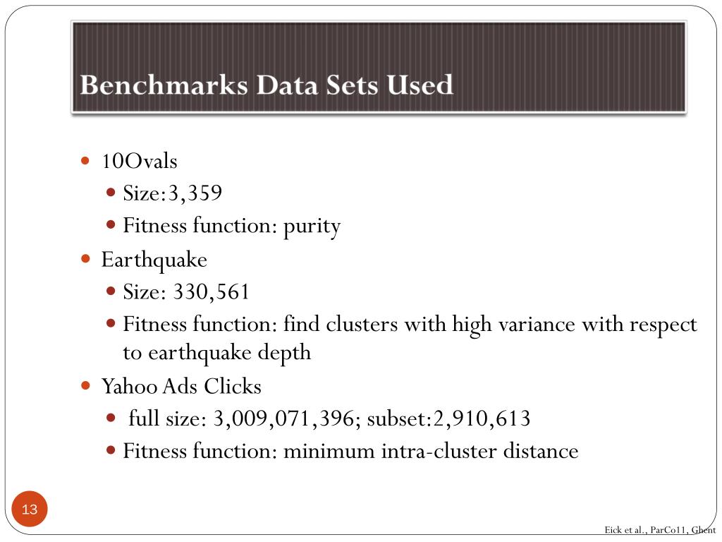 Ppt Design And Evaluation Of Parallel Clever Clustering Algorithm Framework Powerpoint 