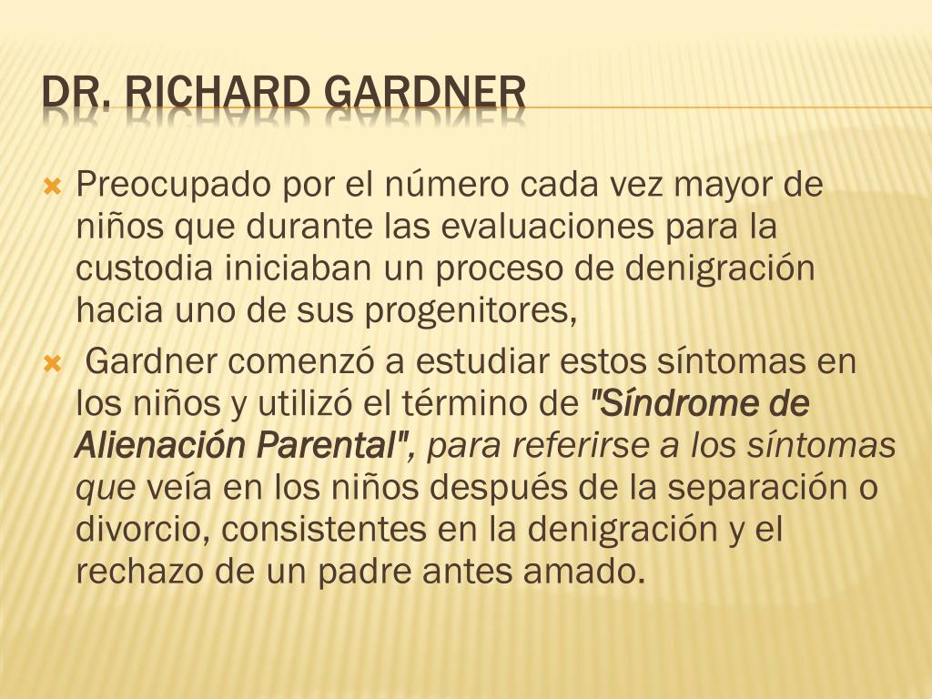 PPT - S índrome de Alienación Parental lic. Norma alicia landeros ...