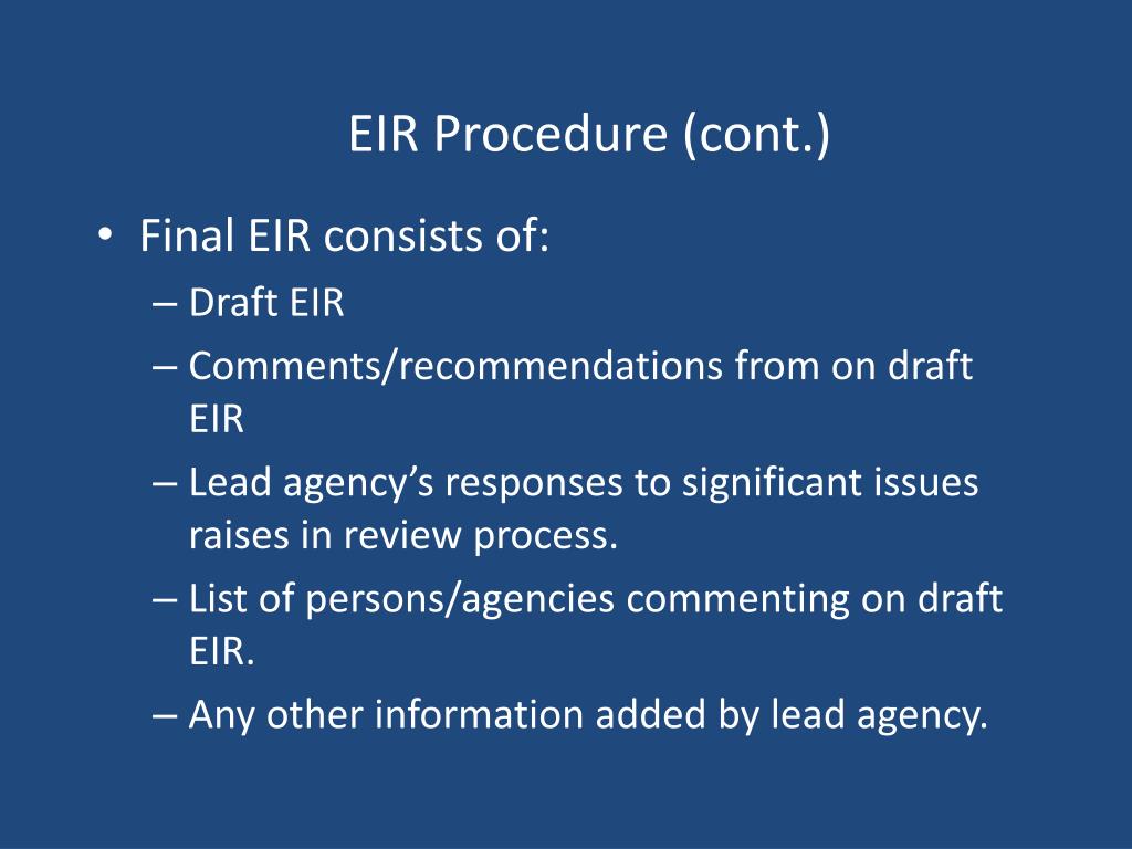 PPT - The California Environmental Quality Act (CEQA) PowerPoint ...