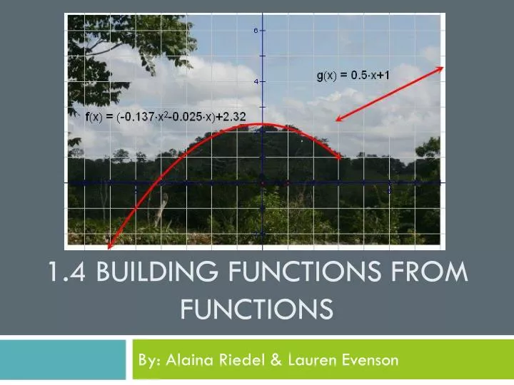 PPT - 1.4 Building Functions from Functions PowerPoint Presentation, free download - ID:2676563