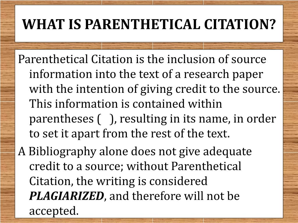 PPT - IN-TEXT CITATION MLA FORMAT (PARENTHETICAL CITATION) PowerPoint ... PPT - IN-TEXT CITATION MLA FORMAT (PARENTHETICAL CITATION) PowerPoint ...
