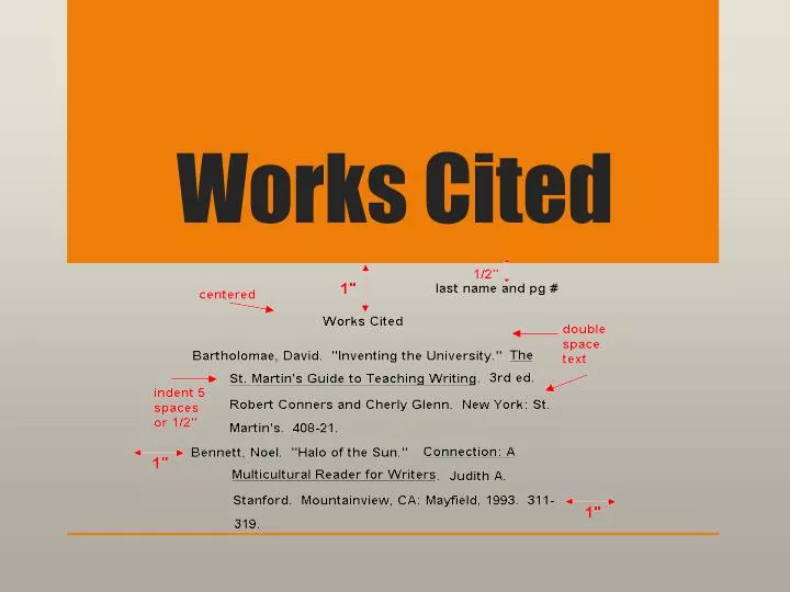 PPT - Works Cited PowerPoint Presentation, free download - ID:2677898