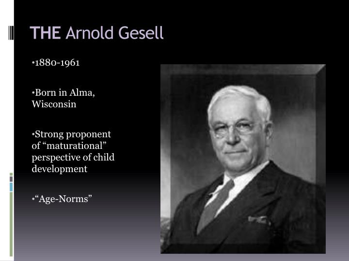 PPT - Arnold Gesell PowerPoint Presentation - ID:2678232