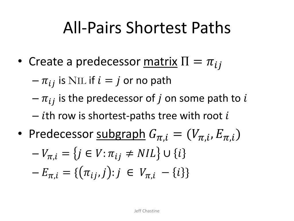 PPT - All-Pairs Shortest Paths PowerPoint Presentation, free download ... PPT - All-Pairs Shortest Paths PowerPoint Presentation, free download ...