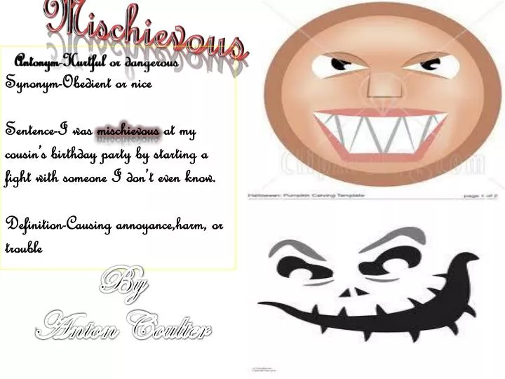 PPT - Mischievous PowerPoint Presentation, free download - ID:2679343