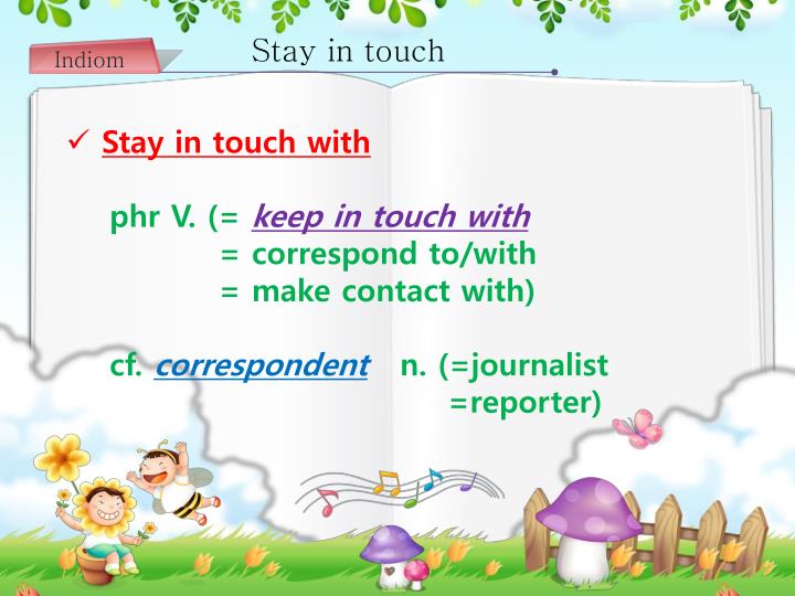 PPT - Lesson3. Stay in touch PowerPoint Presentation - ID:2679396