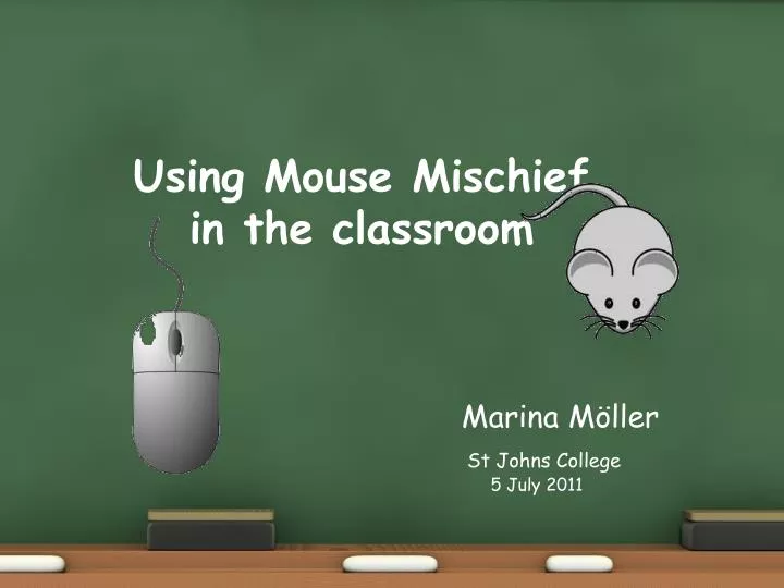 PPT - Using Mouse Mischief in the classroom PowerPoint Presentation ...