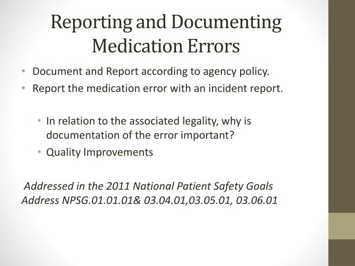 PPT - Medication Errors & Risk Reduction PowerPoint Presentation - ID ...