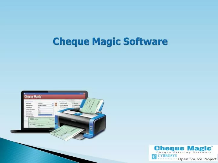 PPT - Cheque Magic Software PowerPoint Presentation, free download - ID ...