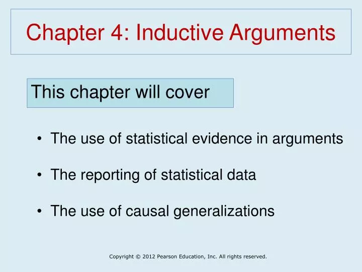 PPT - Chapter 4: Inductive Arguments PowerPoint Presentation, free download - ID:2679832