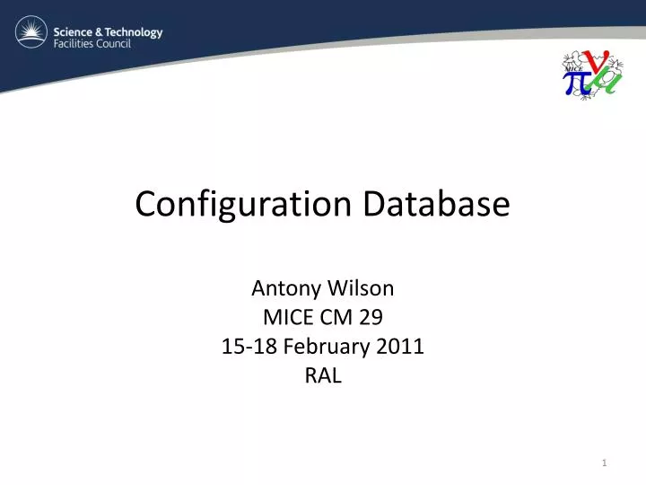 PPT - Configuration Database PowerPoint Presentation, free download ...