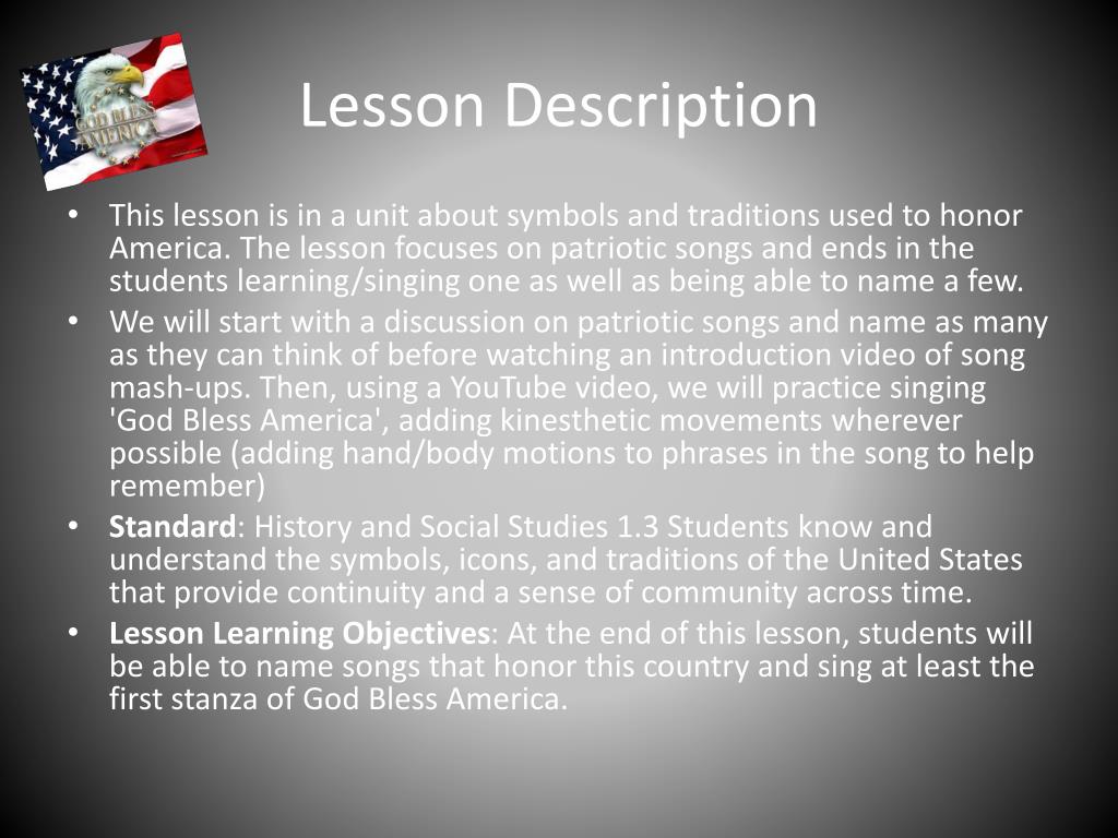 PPT - American Symbols – Patriotic Songs PowerPoint Presentation, free ...