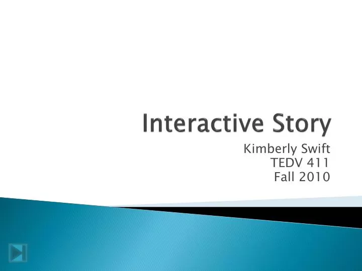 PPT - Interactive Story PowerPoint Presentation, free download - ID:2680490