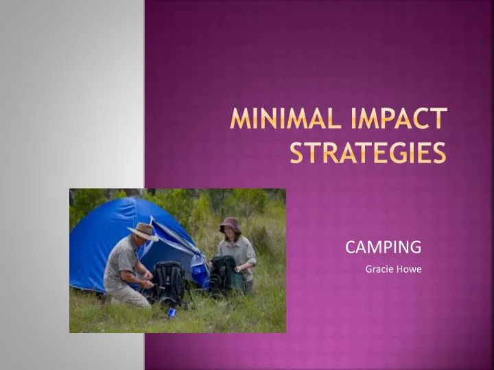 PPT - Minimal impact strategies PowerPoint Presentation, free download ...