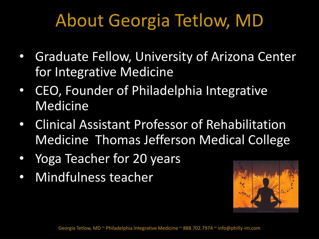 PPT - Being Peace: Stress Reduction with Dr. Georgia Tetlow PowerPoint ...